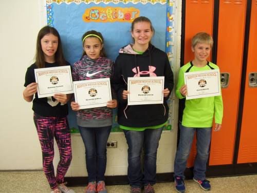Manton Students/Writers of the Month | Local News | cadillacnews.com