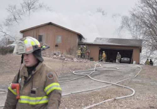 Fire guts home northwest of Manton | Local News | cadillacnews.com