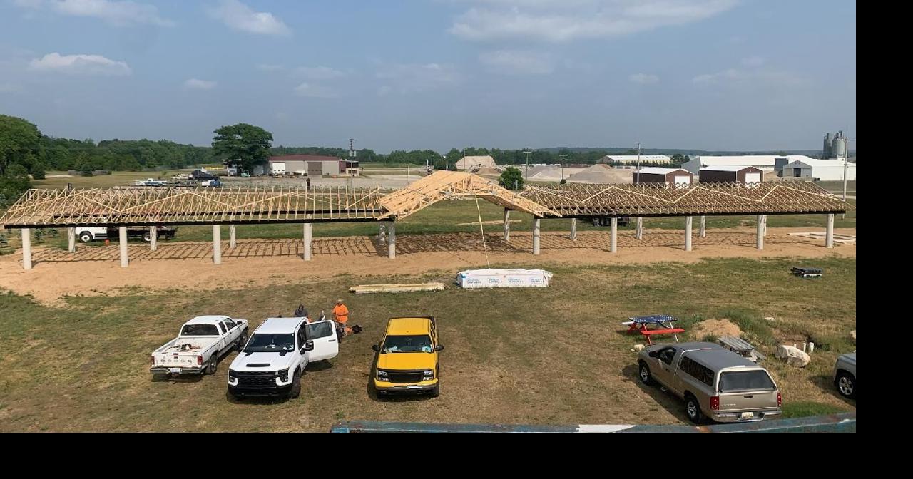 Veterans Serving Veterans Park volunteers begin construction of picnic ...