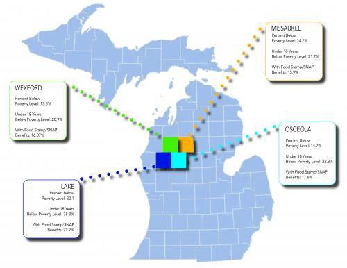 Poverty map shows which Michigan communities struggle | News ...