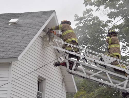 Crews battle house fire in Manton Tuesday; Old 131 closed | Local News ...