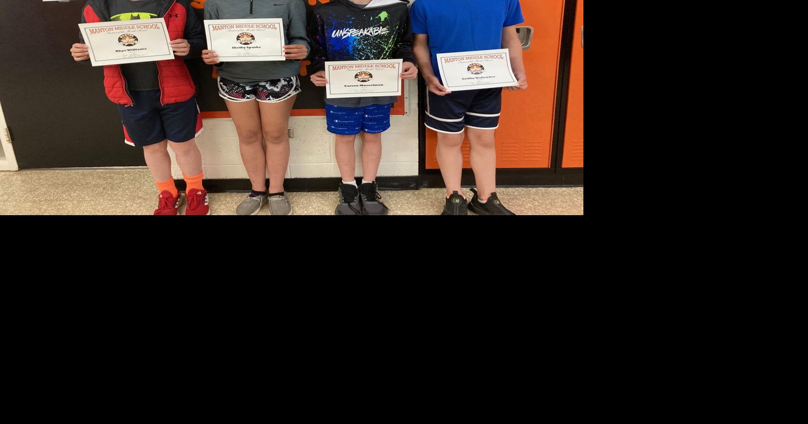 Manton Middle School students of the Month | Community | cadillacnews.com