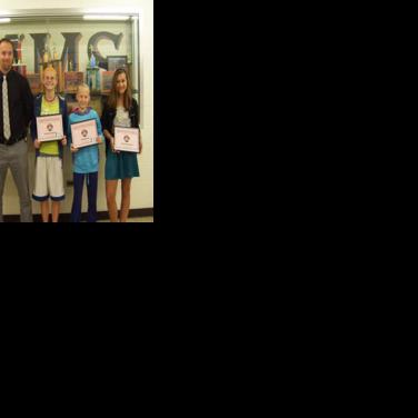 Community - Manton Middle School Students of the Month (Sept ...