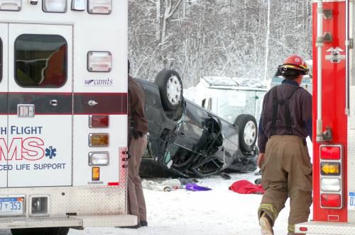 Police pursuit ends in rollover crash | Local News | cadillacnews.com