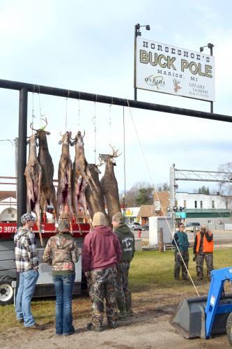 Deer hunt harvest on display at buck poles | Local News | cadillacnews.com
