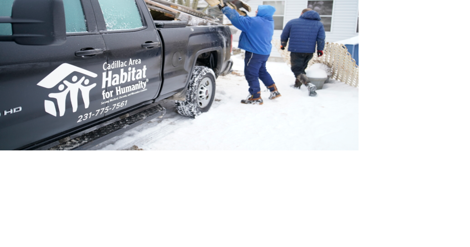 Cadillac Area Habitat for Humanity gifts homebound Marion mother a new ...