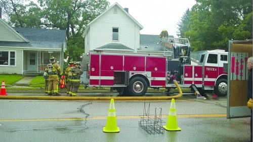 Crews battle house fire in Manton Tuesday; Old 131 closed | Local News ...