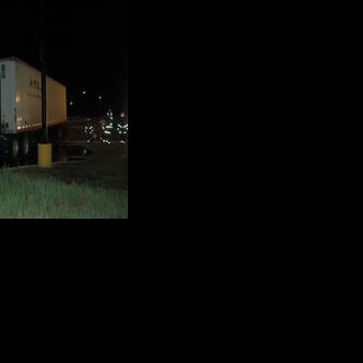 Gas gushes from ruptured tanks of semi-truck | Local News ...