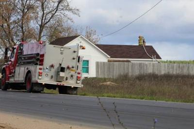 Chimney fire causes minor damage to a house on North 29 Mile Road ...