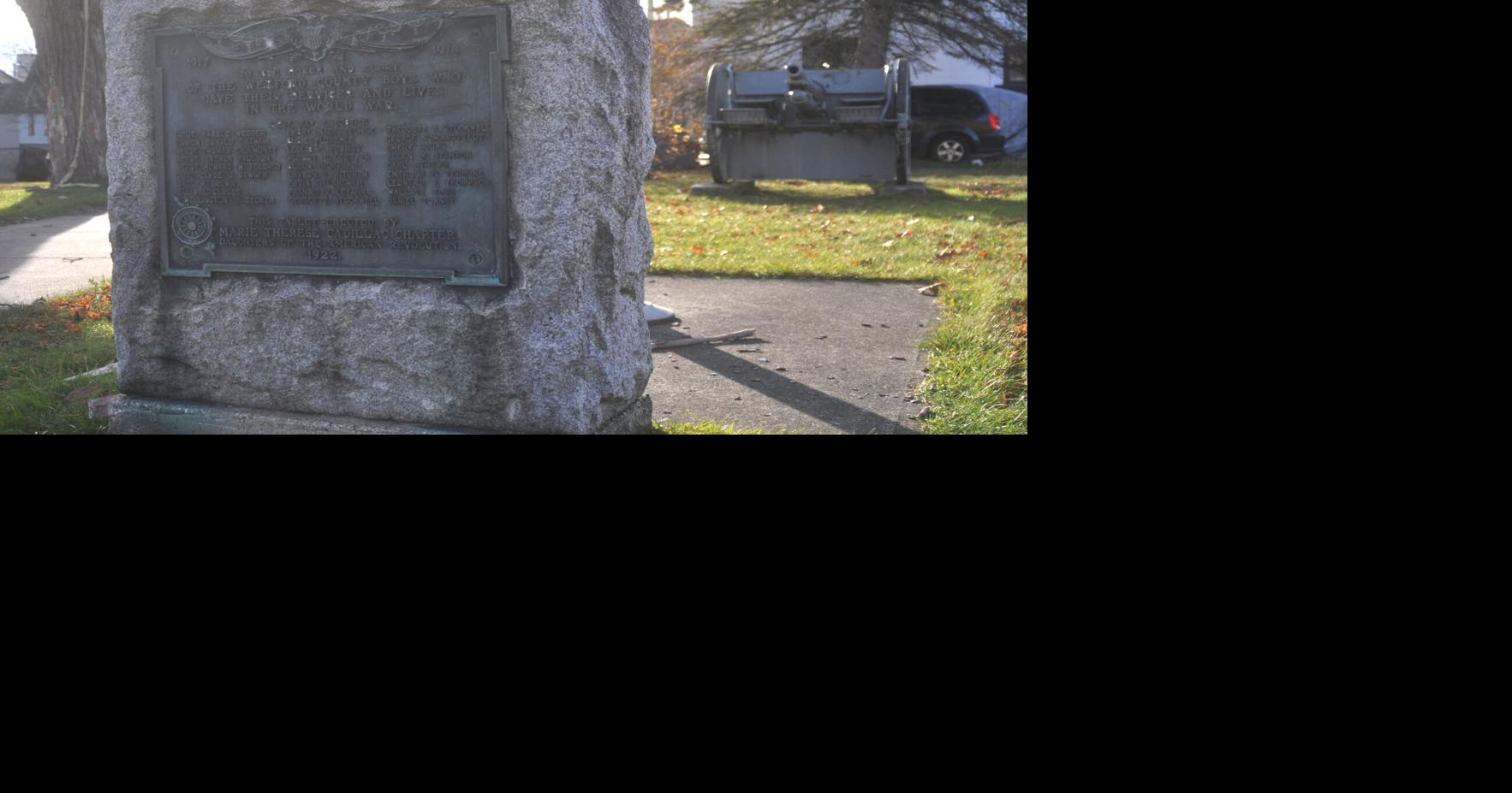 WWI memorial plaque near Wexford Courthouse turns 100 this Veterans Day ...