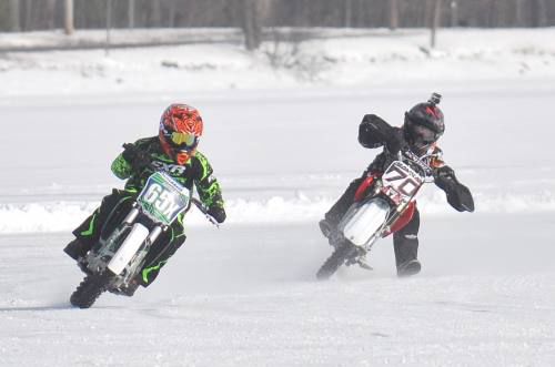 Riders throughout country come to Cadillac for ice racing | Local News ...
