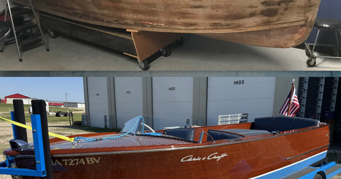 Cadillac native spends eight years restoring 1948 Chris-Craft boat ...