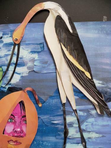 Experimental mixed-media collages | Local News | cadillacnews.com