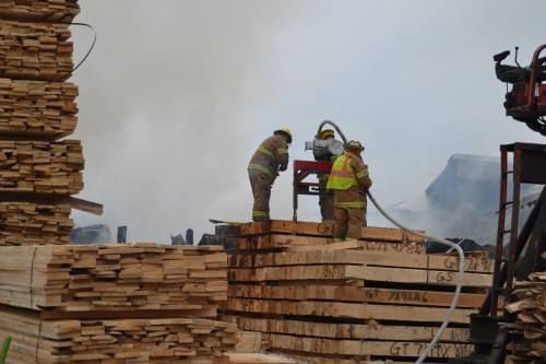 Fire destroys Amish sawmill in Manton | Local News | cadillacnews.com