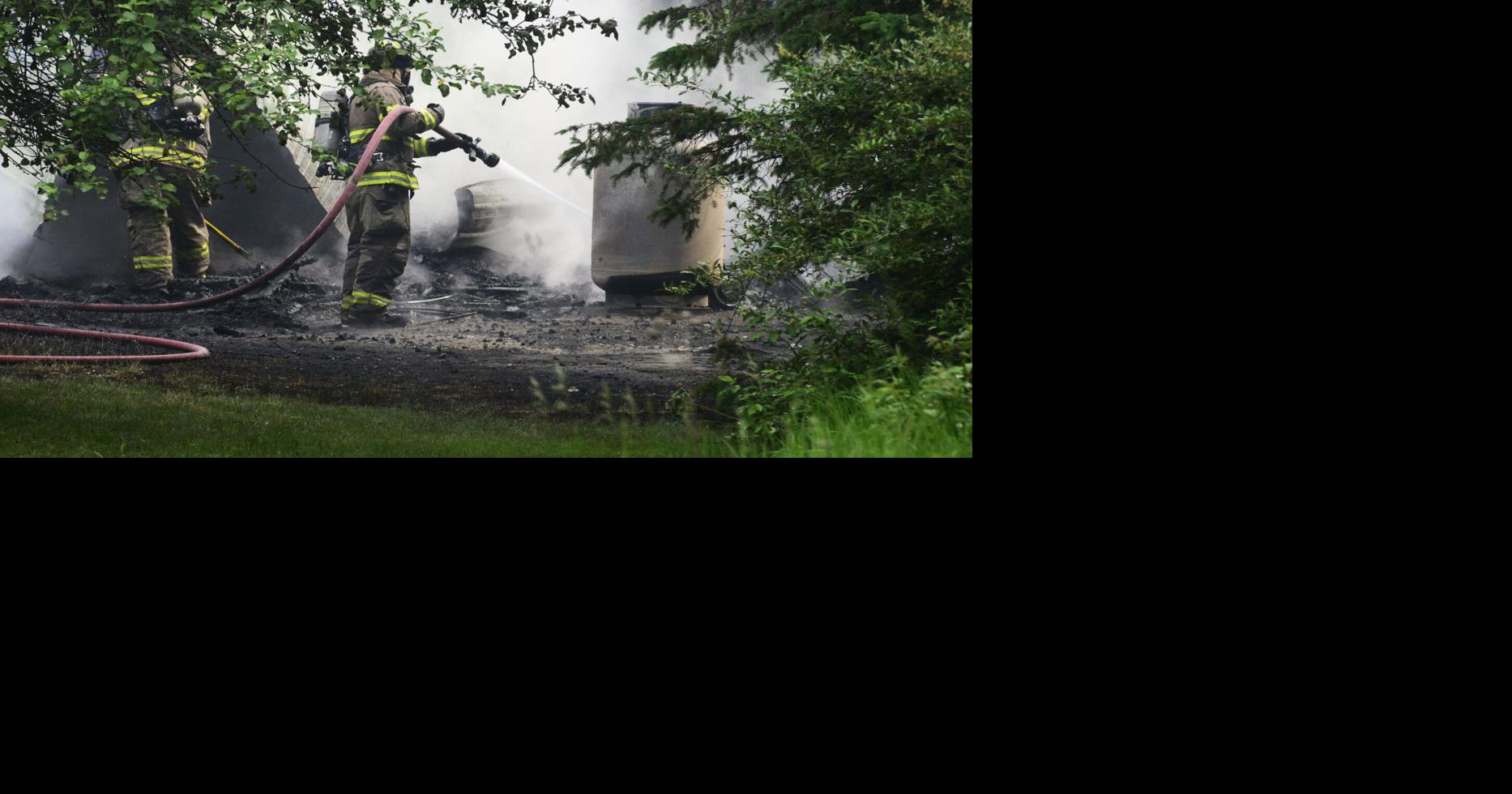 Crews respond propane tank explosion, fire near Hoxeyville | News ...