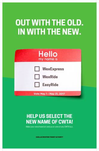 CWTA asking public for help in renaming of service | Local News ...