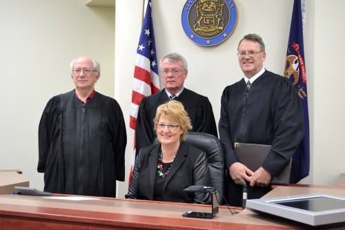 Judge Audrey Van Alst sworn into 84th District Court | Local News ...