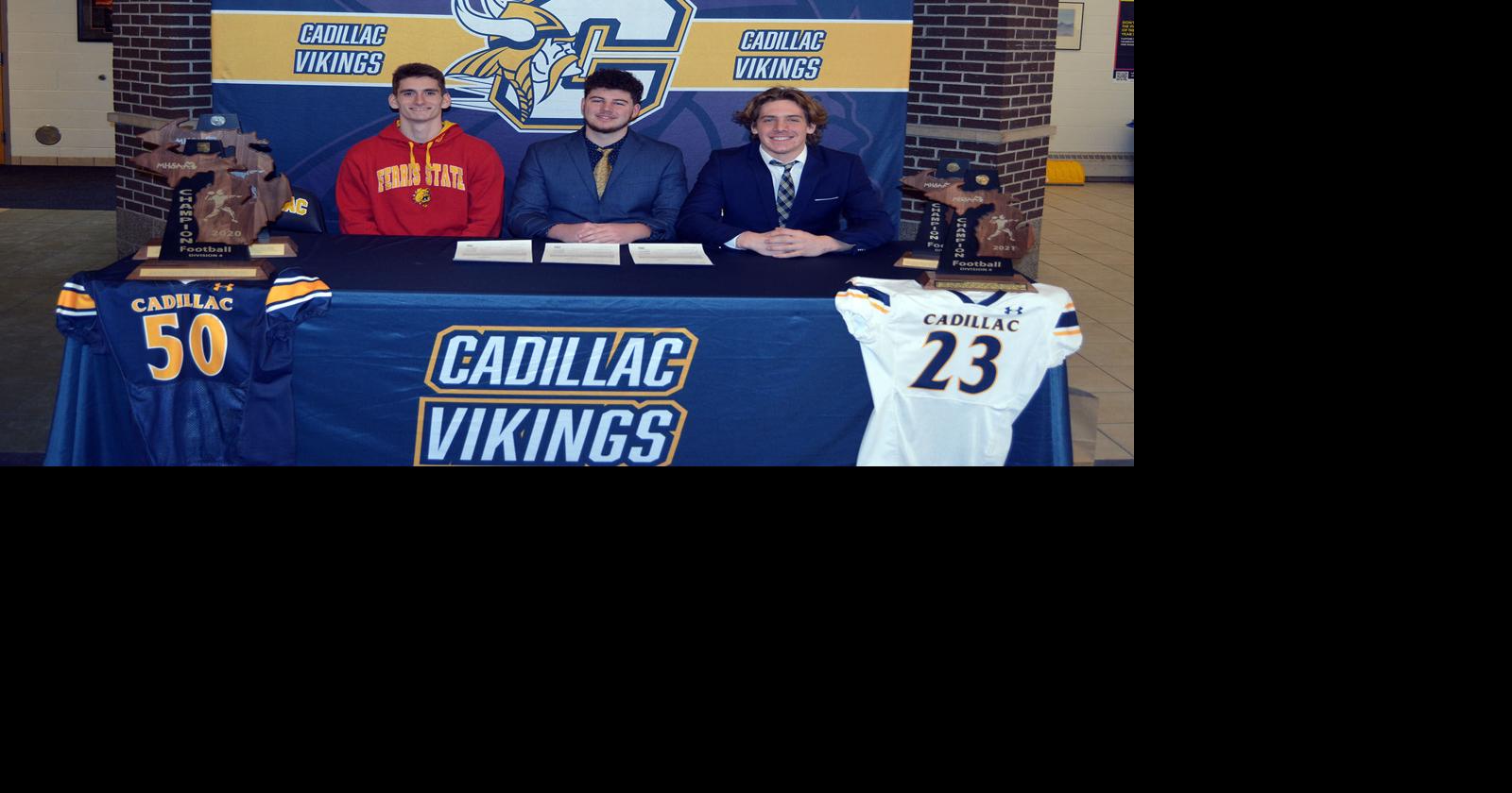 Cadillac trio sign for football at D2 schools | Sports | cadillacnews.com