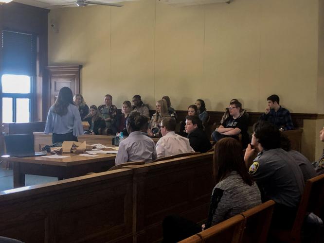 Public safety students act out armed robbery mock trial | News ...