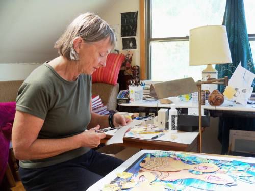 Experimental mixed-media collages | Local News | cadillacnews.com