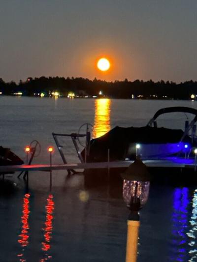 Moon over Lake Mitchell | | cadillacnews.com