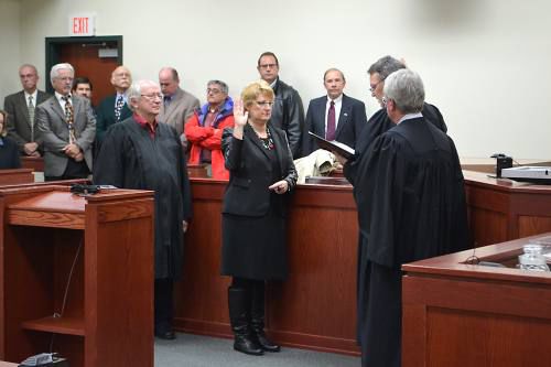Judge Audrey Van Alst sworn into 84th District Court | Local News ...