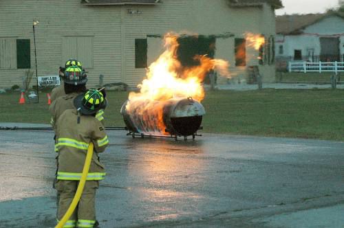 Fighting the flames | Local News | cadillacnews.com