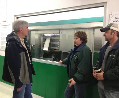 State's leader takes a tour of dairy's future | Local News ...
