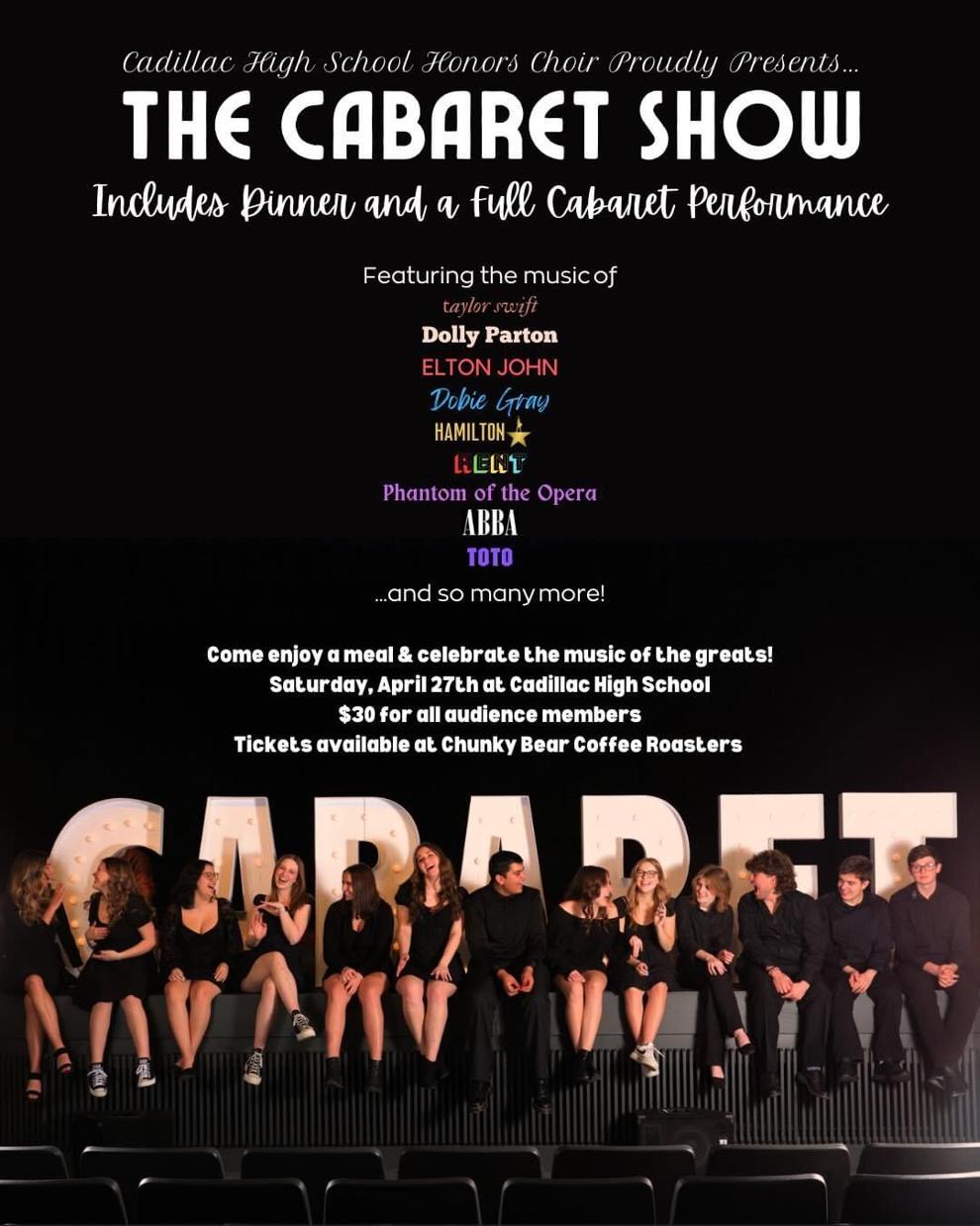CHS to host dinner cabaret show Saturday | News | cadillacnews.com