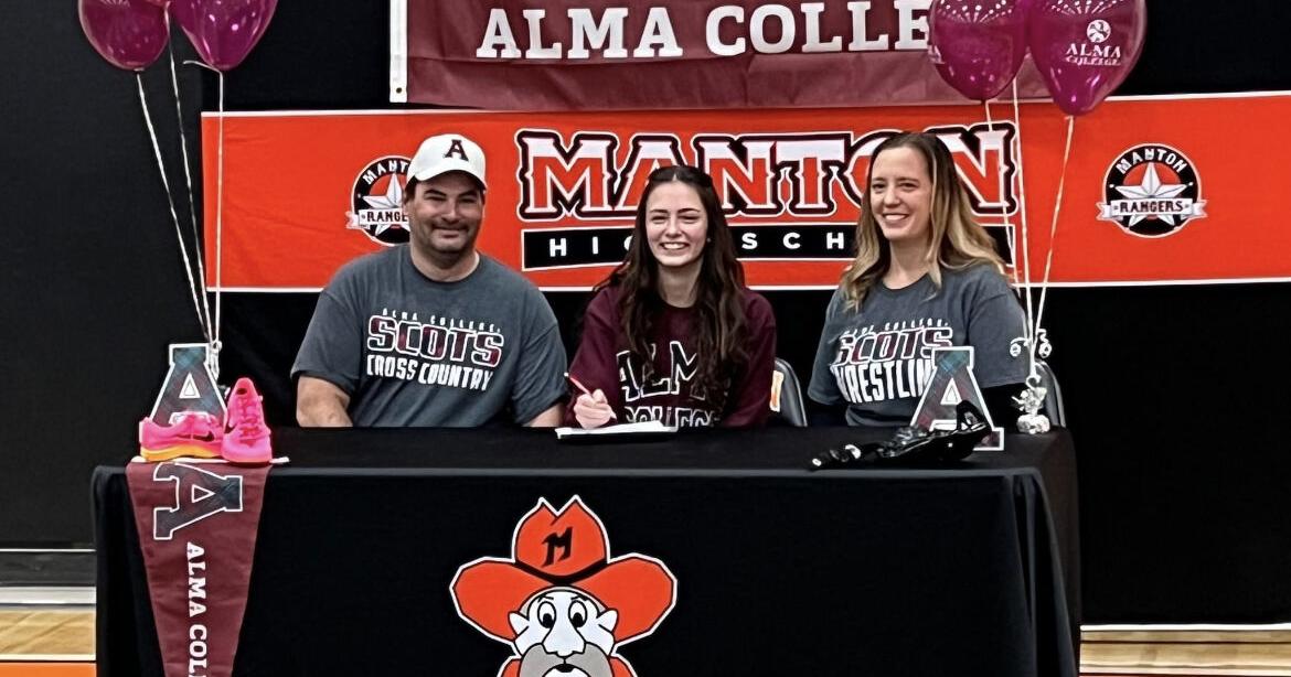 Manton's Colton headed to Alma for XC/track and wrestling | Sports ...