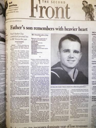 Chamber president recalls father's eyewitness accounts of Pearl Harbor ...