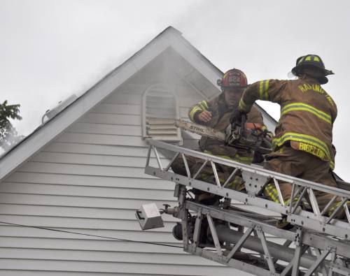 Crews battle house fire in Manton Tuesday; Old 131 closed | Local News ...