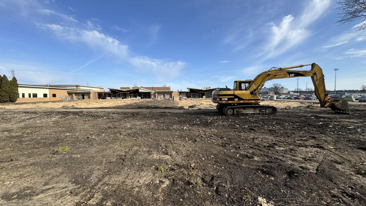 Demolition of old Cadillac High School wings completed as construction ...