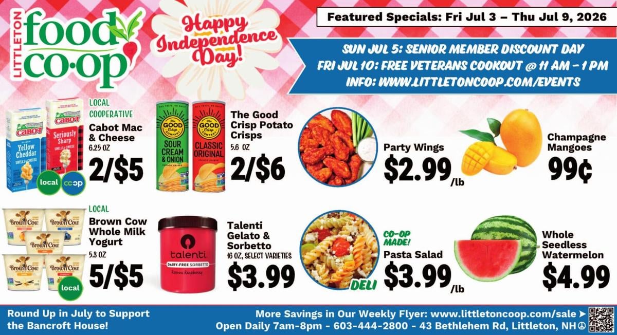 LITTLETON FOOD COOP/ROP - 87972 | Ads | caledonianrecord.com