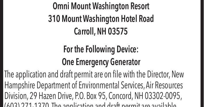 NEW HAMPSHIRE ENVIRONMENTAL SERVI - 87663 | Ads | caledonianrecord.com