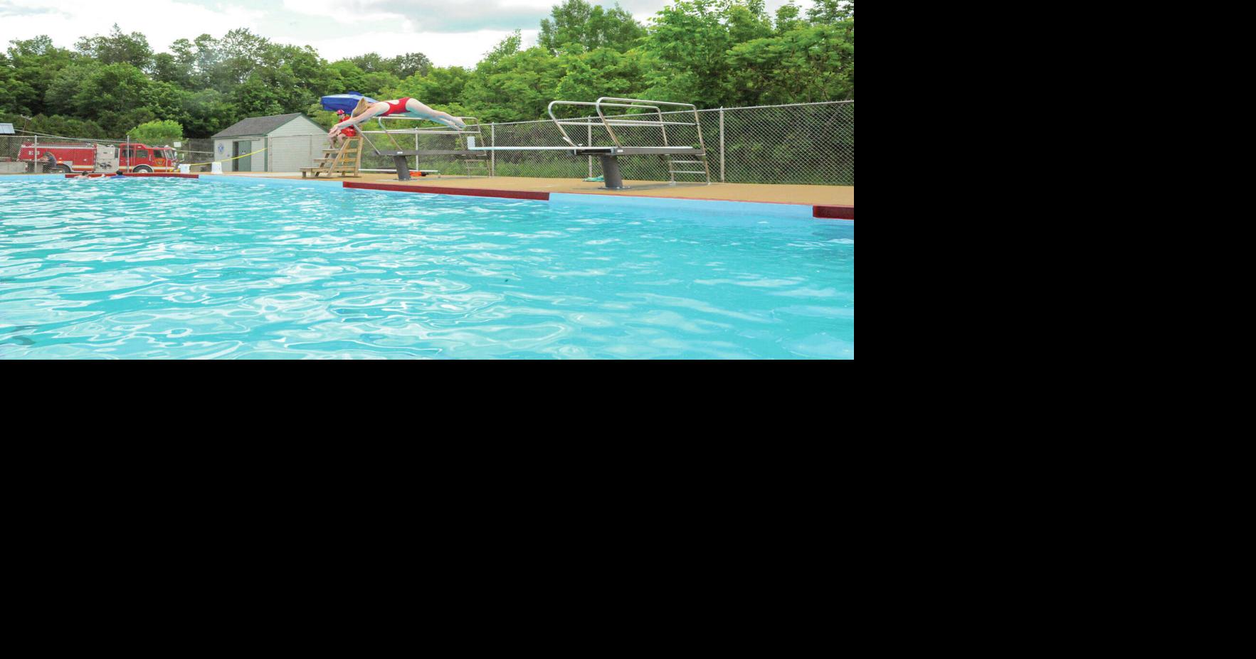 Kiwanis Pool Lifeguard Takes First Plunge From New Diving Board | Local ...