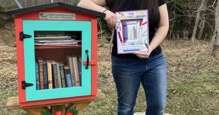 little free library coloring pages