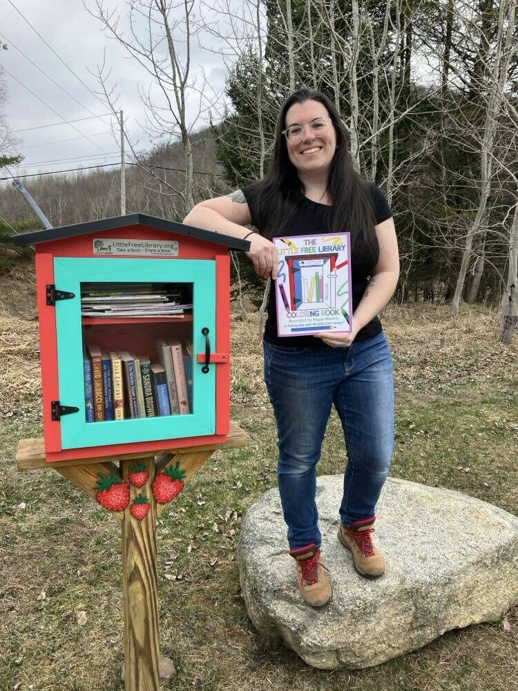 little free library coloring pages