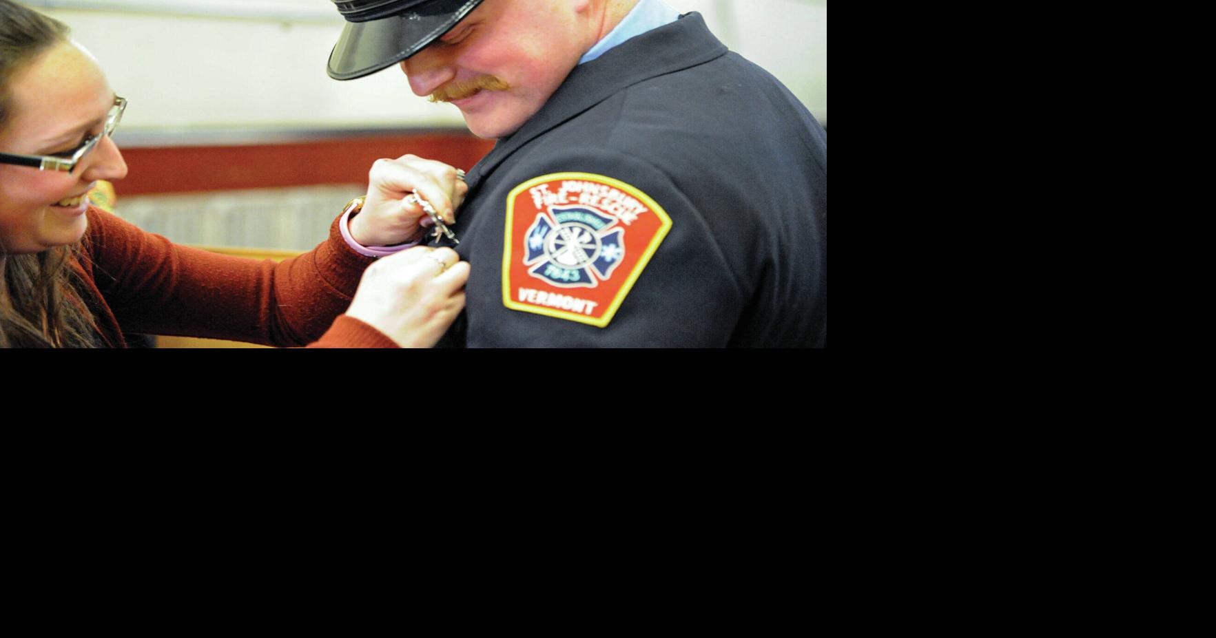 Badge-Pinning Ceremony Honors Newest Full-fledged Firefighter | Local ...