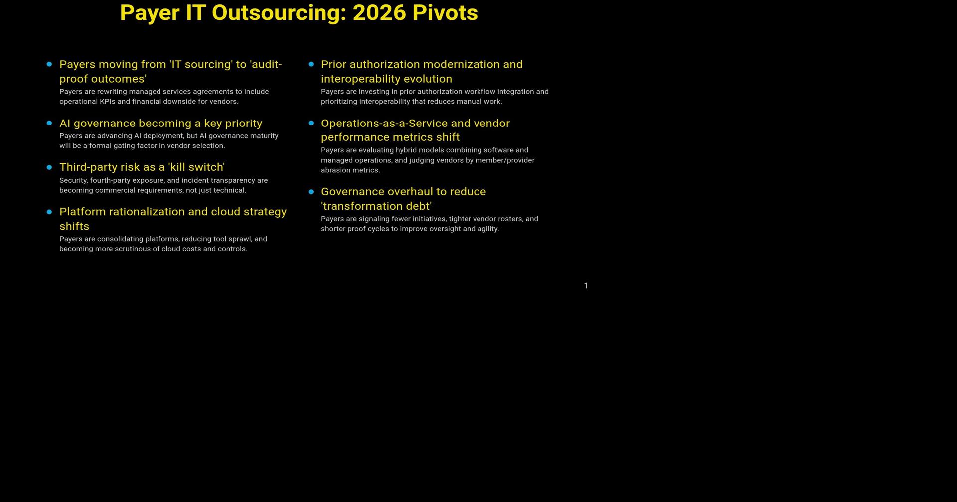 2026 Payer IT Outsourcing Outlook: Outcome-Based Managed Services ...