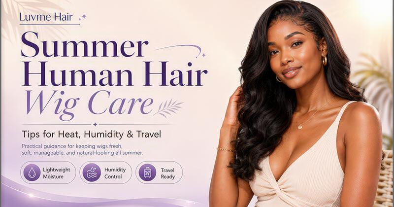 Luvme Hair Shares Summer Human Hair Wig Care Tips for Heat, Humidity ...