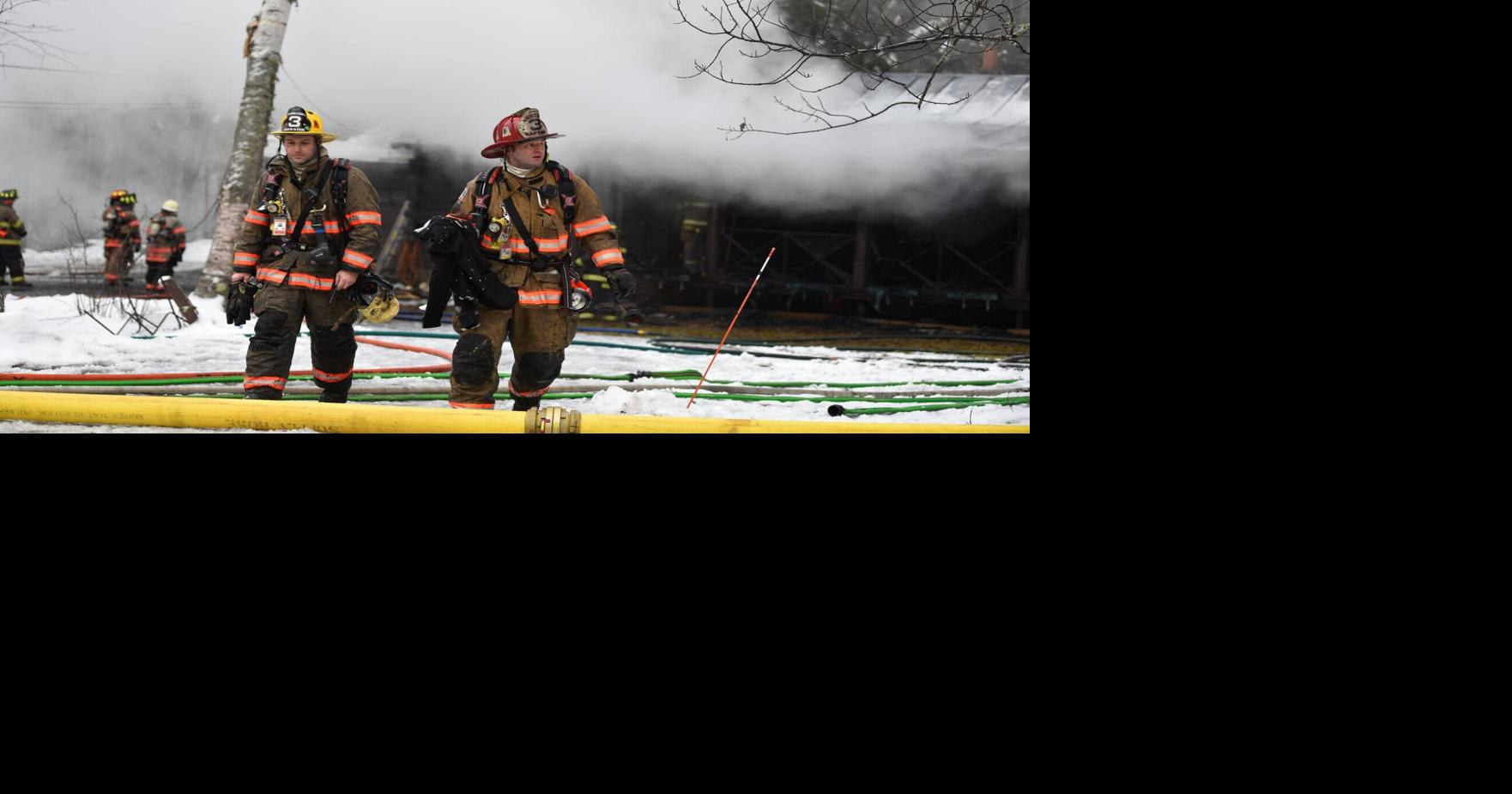 Firefighters Battle Elements, Flames In Fire That Destroys Home | Local ...