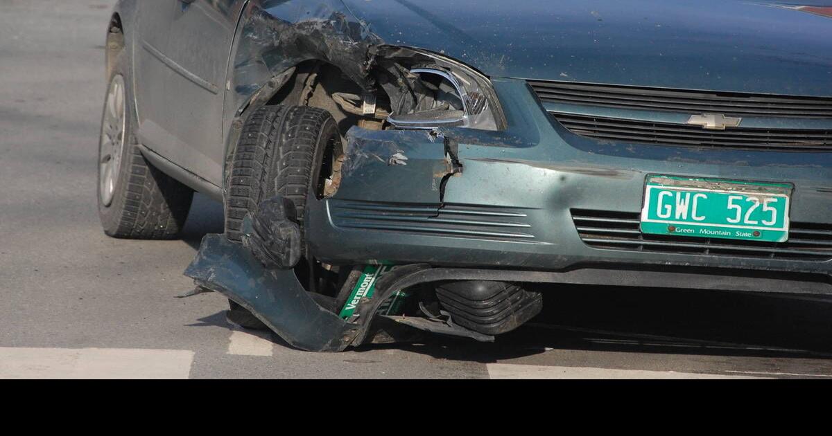 Car Crippled By Two Car Crash | Local News | caledonianrecord.com