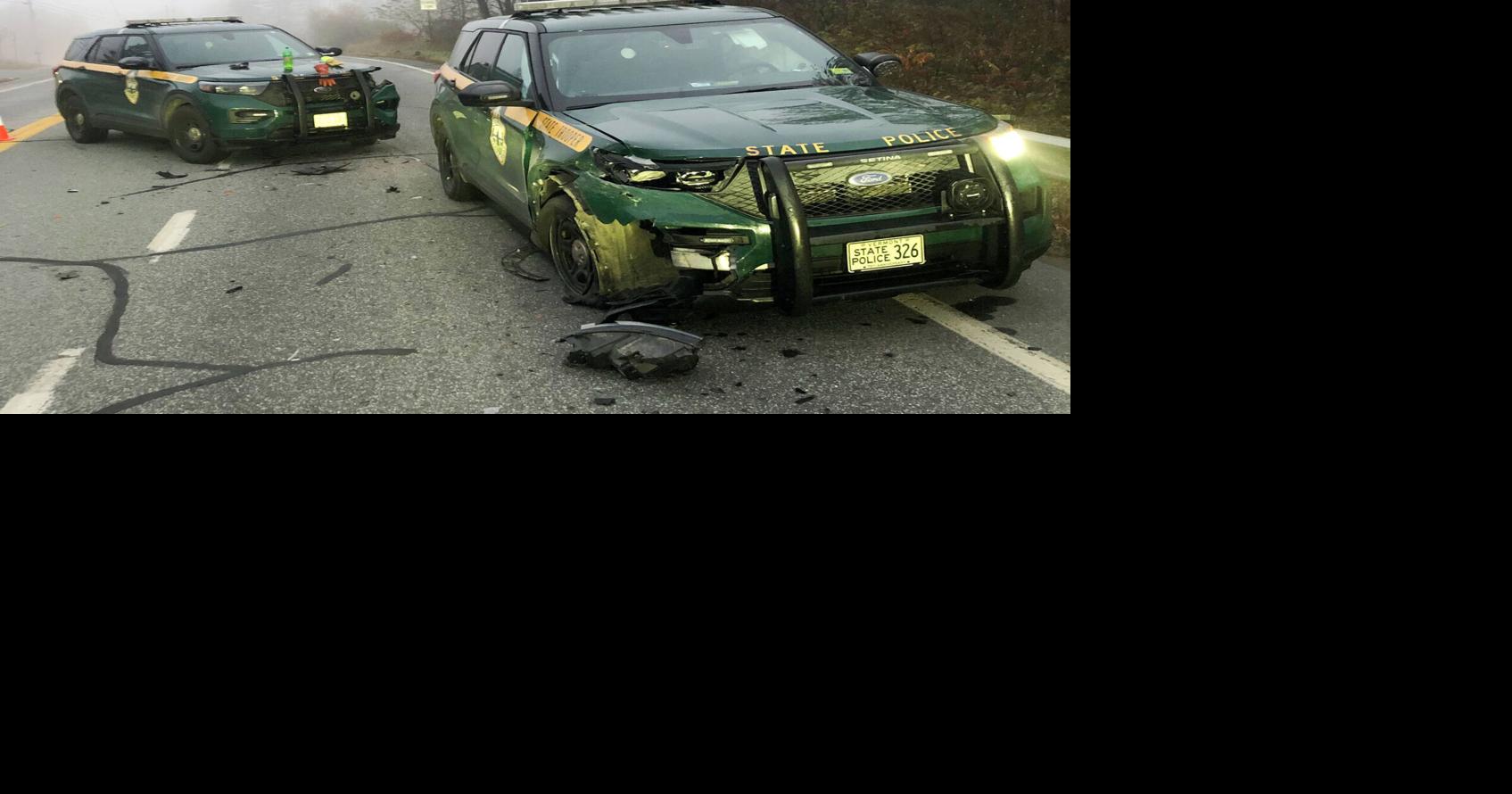 State Police Cruisers Crash During Criminal Investigation | Local News ...