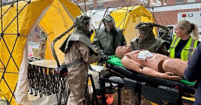 Emergency Responders Test Preparedness With Simulated Disaster Drill ...
