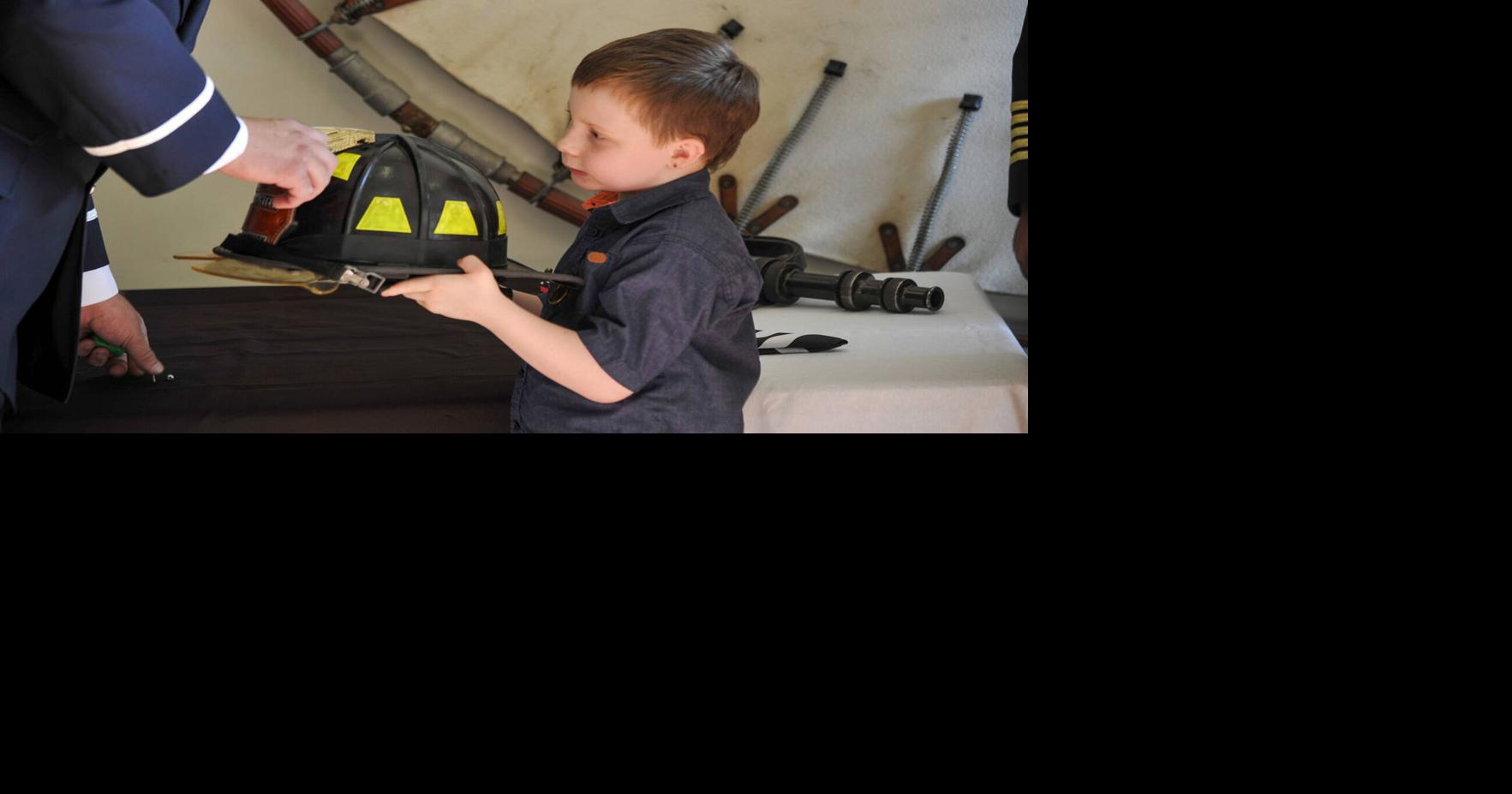 After Rain Delay, Firefighter Morgan Finally Gets His Badge | Local ...