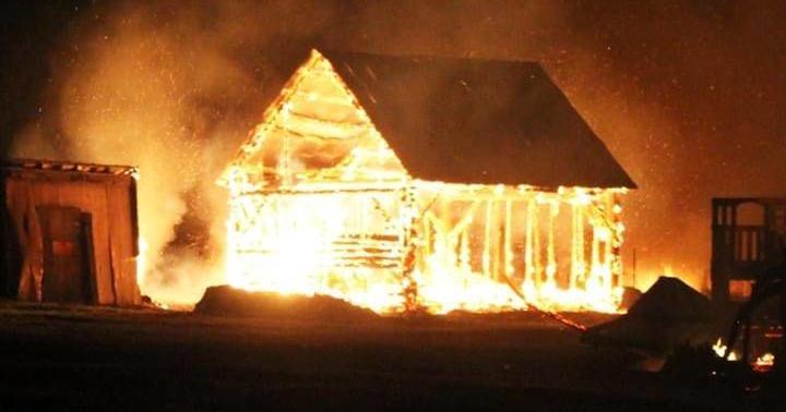 Wild-fueled fire levels buildings, spares Stewartstown church | Local ...