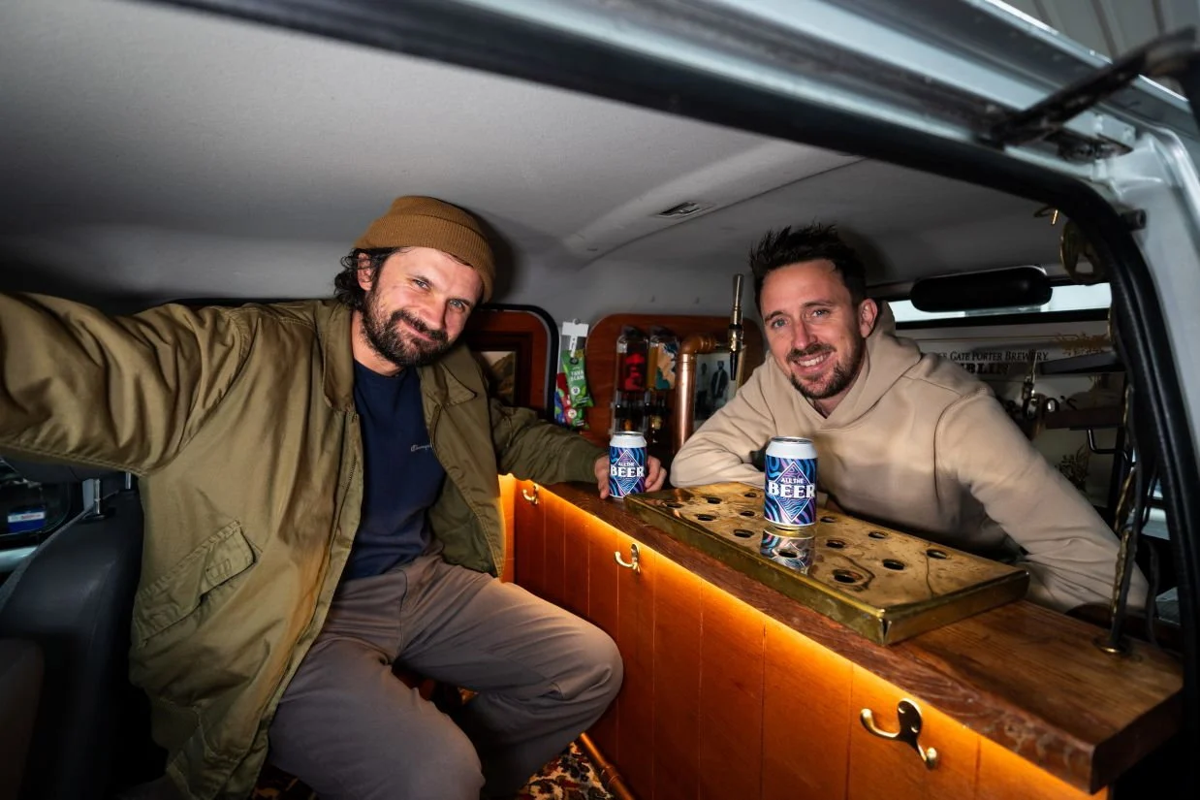 Friends create world’s smallest pub in back of van | National ...