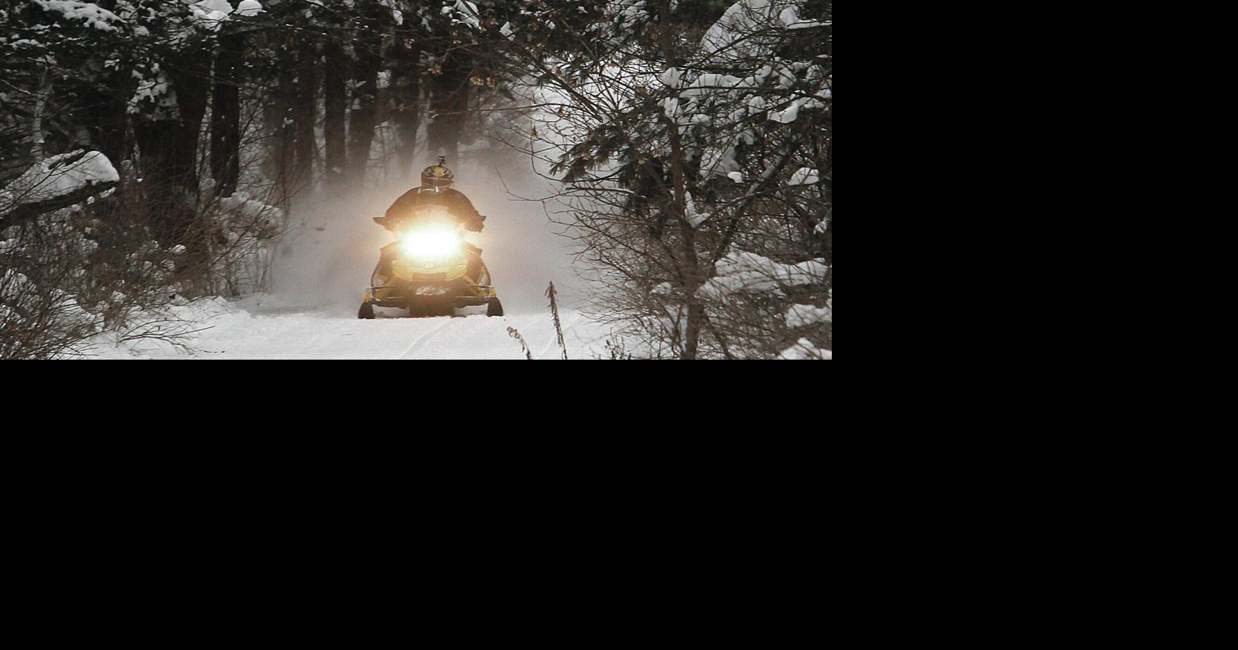 First Time Rider Throttles Snowmobile Into Trees | Local News ...