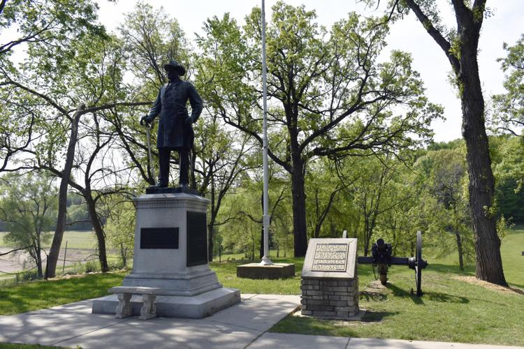 Boy Scout Liam Dewanz leads Colvill Monument restoration | Local News ...
